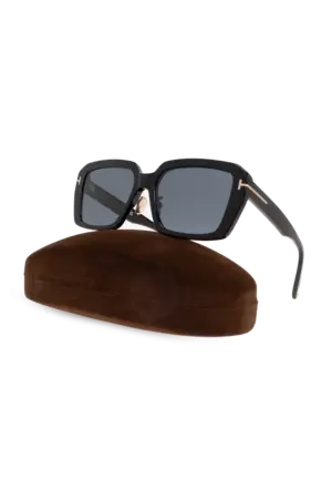 TOM FORD Sunglasses With Gold Tone Logo
