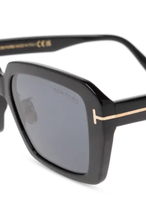 TOM FORD Sunglasses With Gold Tone Logo