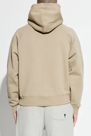 AMI Paris Oversized Sweatshirt - Beige