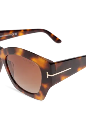 TOM FORD Sunglasses With Uv Protection - Brown