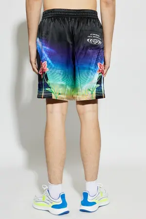 Casablanca Silk Shorts - Multicolour