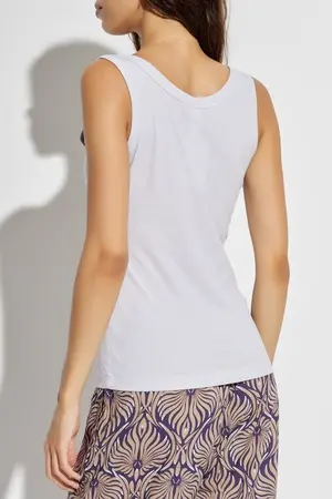 Hanro Ribbed Tank Top - White