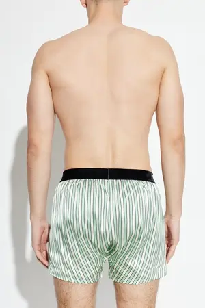 TOM FORD Silk Boxers - Green