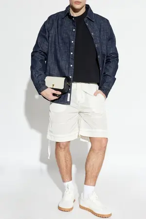 AMI Paris Shorts With Pockets - Cream
