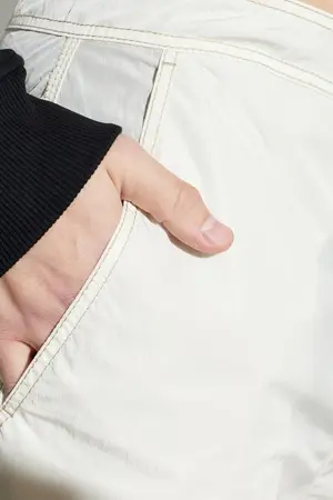 AMI Paris Shorts With Pockets - Cream
