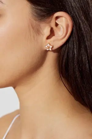 Tory Burch Star-shaped Stud Earrings - Pink
