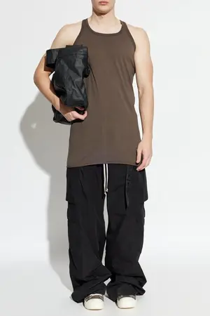 Rick Owens Sleeveless T-shirt - Brown