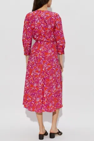 Max Mara Camino Flared Midi Dress - Pink