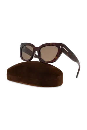 TOM FORD Cat-eye Sunglasses - Brown