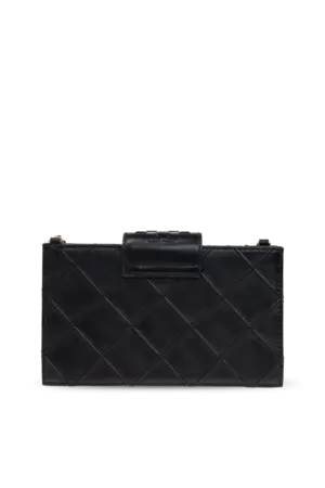 Tory Burch Fleming Mini Chain Wallet - Black