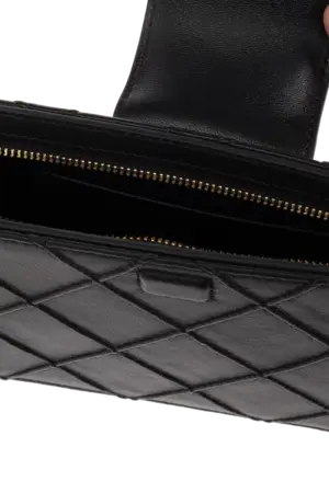 Tory Burch Fleming Mini Chain Wallet - Black