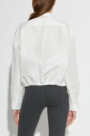 JIL SANDER Lightweight Jacket With Drawstring - White