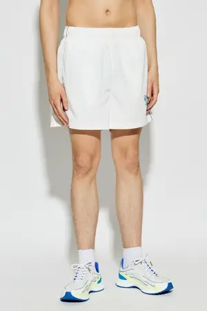Casablanca Logo Shorts - White