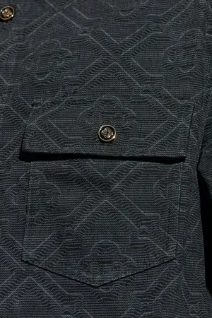 Casablanca Denim Shirt With Monogram
