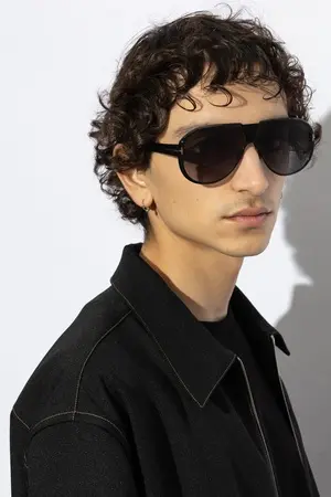 TOM FORD Aviator Sunglasses - Black