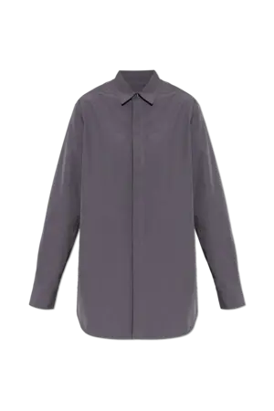 JIL SANDER Shirt With Back Slit - Grey