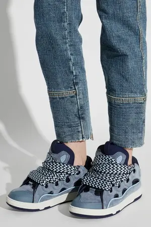 LANVIN Curb Low Top Sneakers