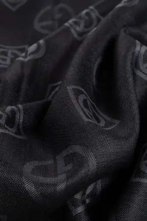 Giorgio Armani Silk Scarf - Grey