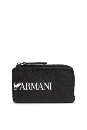 Emporio Armani Logo Pouch - Black