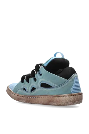LANVIN Curb Low Top Sneakers - Blue
