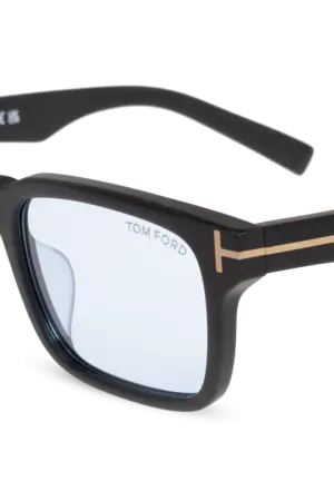 TOM FORD Sunglasses With Rectangular Frame - Black