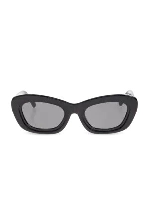 Attico Rectangle Sunglasses - Black