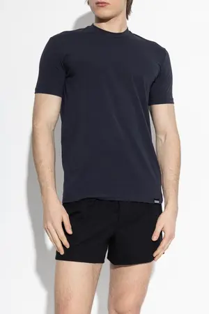 Dsquared2 Underwear T-shirt With A Round Neckline - Navy Blue