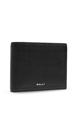 Bally Leather Wallet With Logo - Black