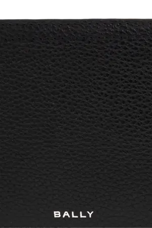 Bally Leather Wallet With Logo - Black