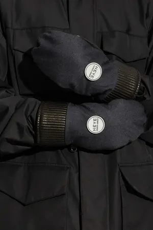 Giorgio Armani Logo Mitten Gloves