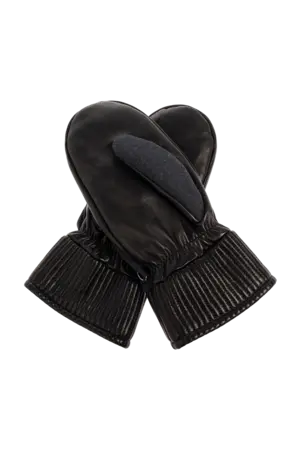 Giorgio Armani Logo Mitten Gloves
