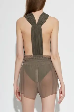 Rick Owens Draped Bodysuit - Green