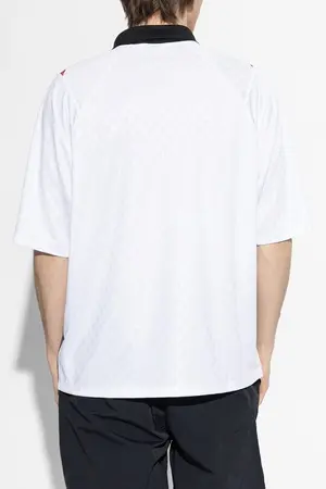 UMBRO Graphic Print V-neck T-shirt