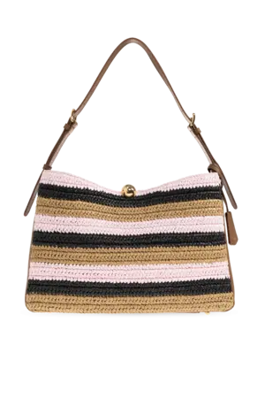 Furla Sfera Soft Large Shoulder Bag - Beige