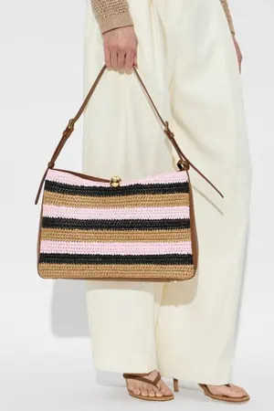 Furla Sfera Soft Large Shoulder Bag - Beige
