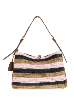 Furla Sfera Soft Large Shoulder Bag - Beige