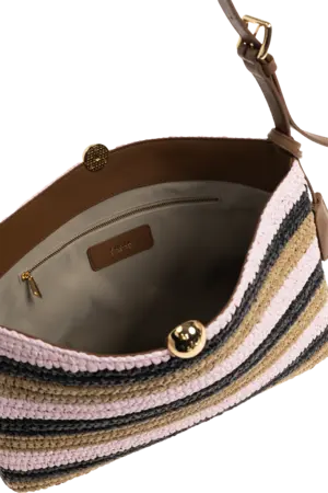 Furla Sfera Soft Large Shoulder Bag - Beige