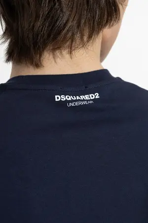 Dsquared2 Underwear T-shirt With A Round Neckline - Navy Blue