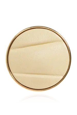 Chloé Round Clip-on Earrings - Cream