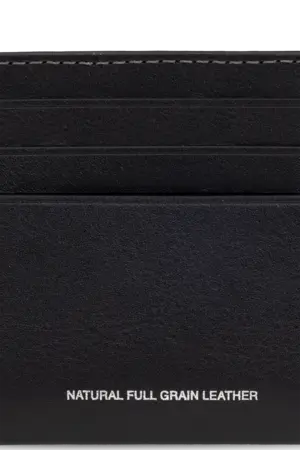 COACH Leather Card Case - Black