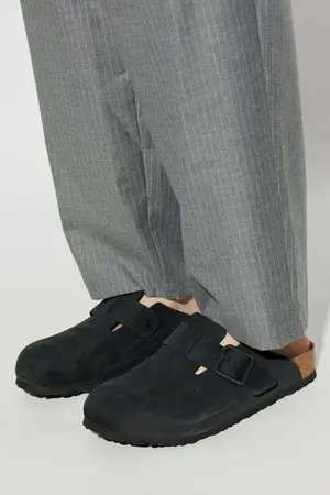 BIRKENSTOCK Boston Wire Buckle Clogs - Brown