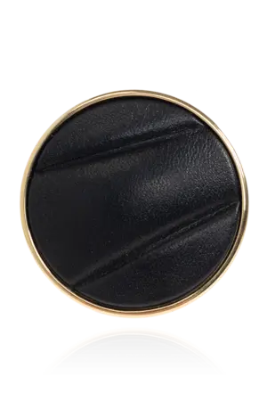 Chloé Round Clip-on Earrings - Black