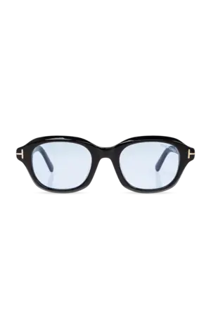 TOM FORD Rectangular Full Rim Sunglasses - Black