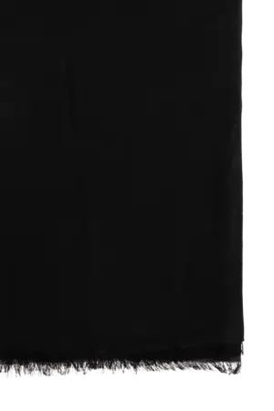 FERRAGAMO Scarf With Monogram - Black