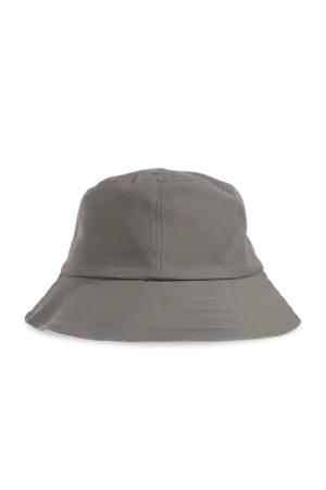 AMI Paris Bucket Hat With Embroidered Logo - Grey