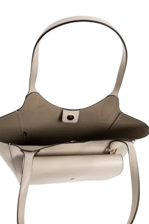 Furla Lea Small Shopper Bag - Cream