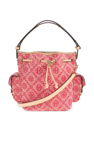Tory Burch T Monogram Shoulder Bag - Red