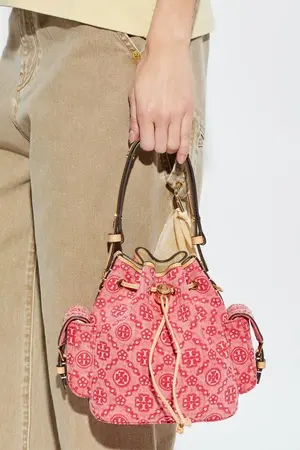 Tory Burch T Monogram Shoulder Bag - Red