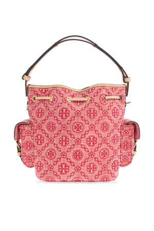 Tory Burch T Monogram Shoulder Bag - Red
