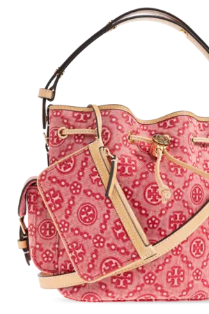 Tory Burch T Monogram Shoulder Bag - Red